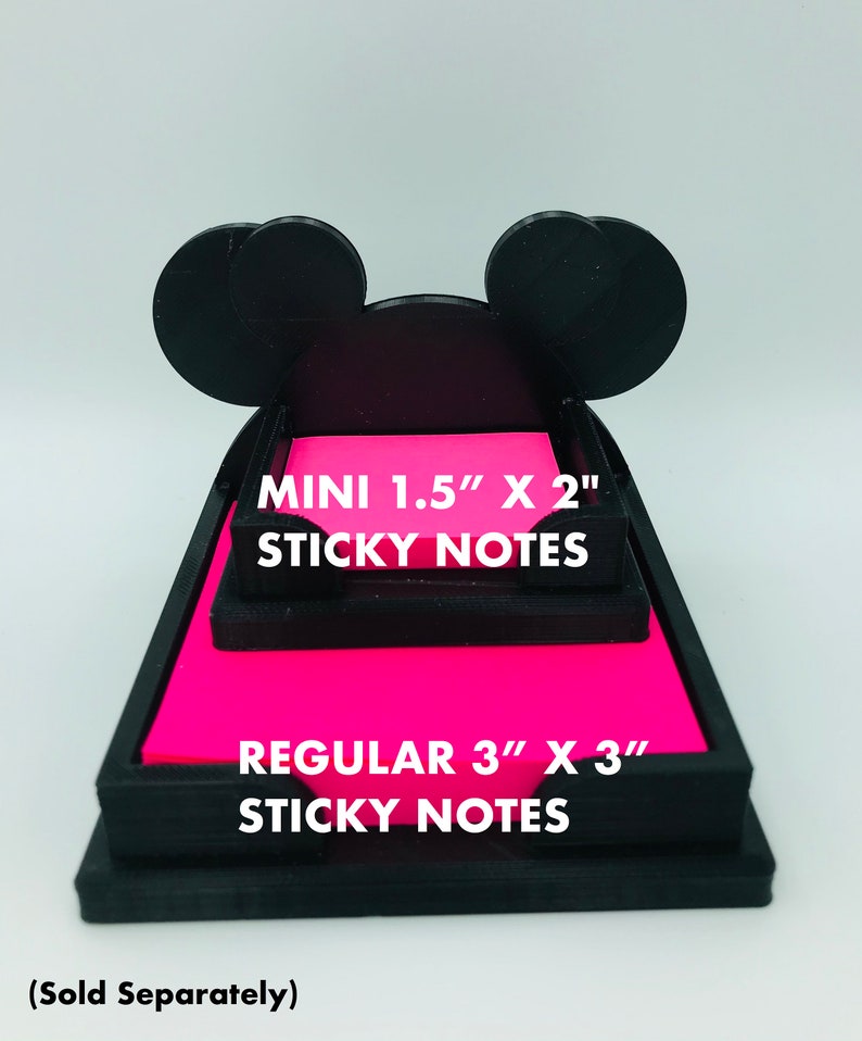 MINI Mickey Mouse 3D Printed Disney 1.5 X 2 Sticky | Etsy