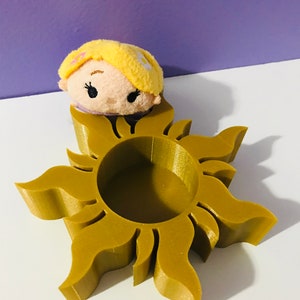 Rapunzel Tangled Sun 3D Printed Disney Succulent Pot or Storage Tray ...