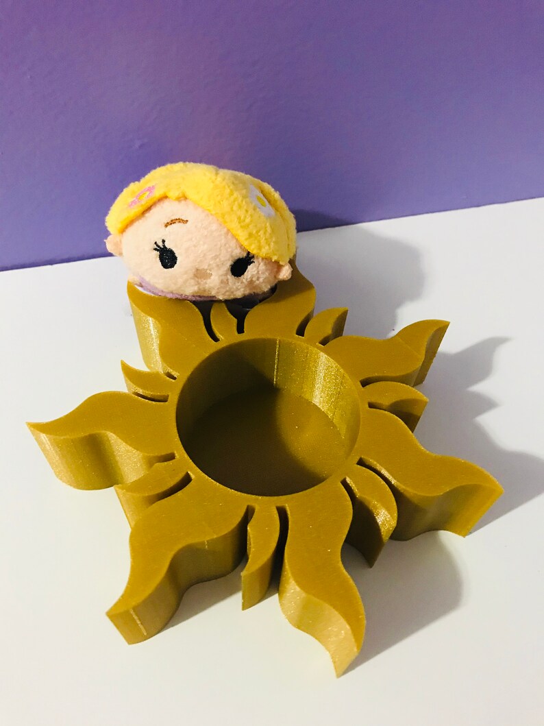 Rapunzel Tangled Sun 3D Printed Disney Succulent Pot or - Etsy