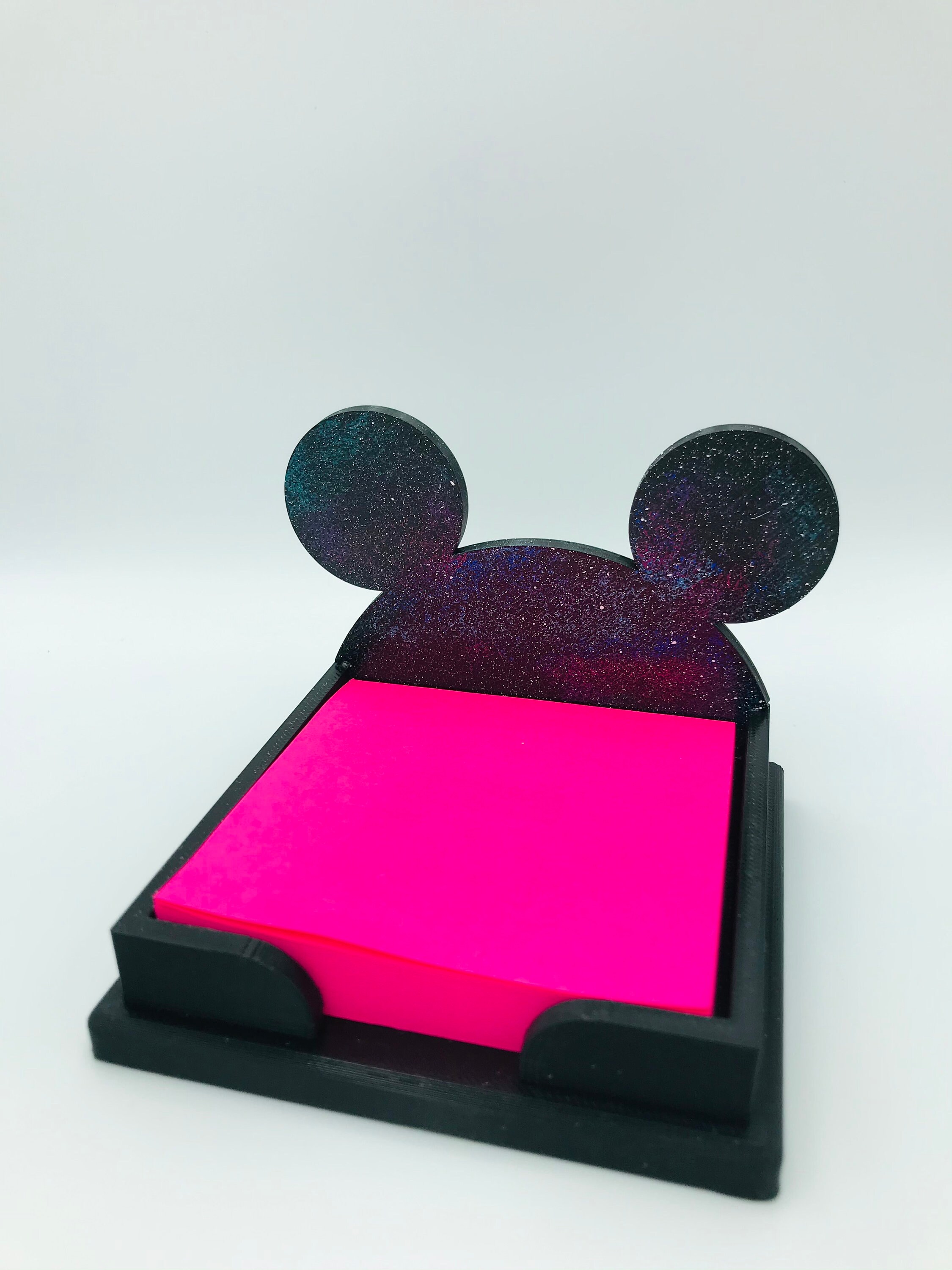 Galaxy and Stars Mickey Mouse 3D Printed Disney Sticky Note | Etsy