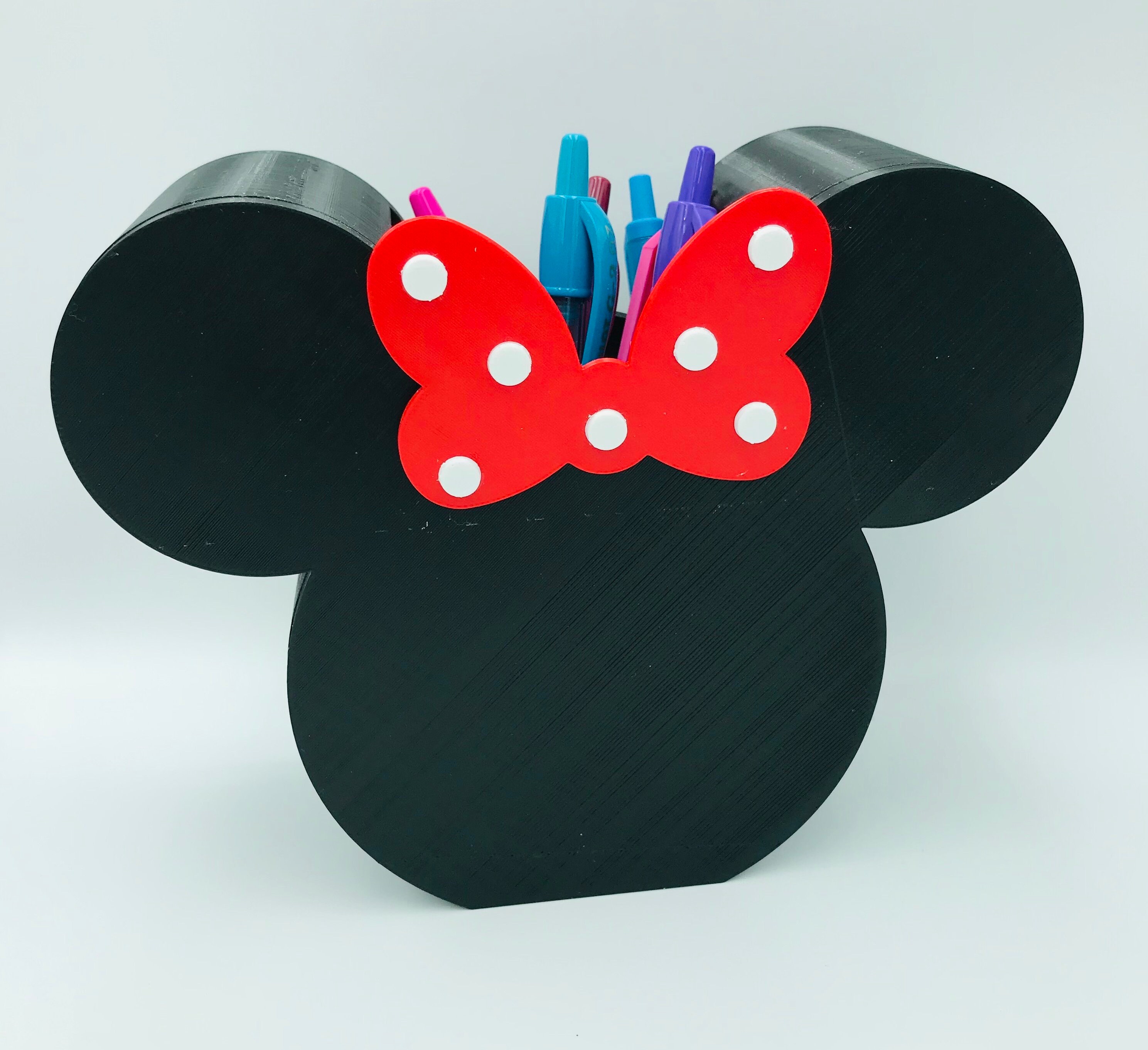 LARGE Minnie Mouse Bow 3D Printed Disney Pen Pencil Paint | Etsy