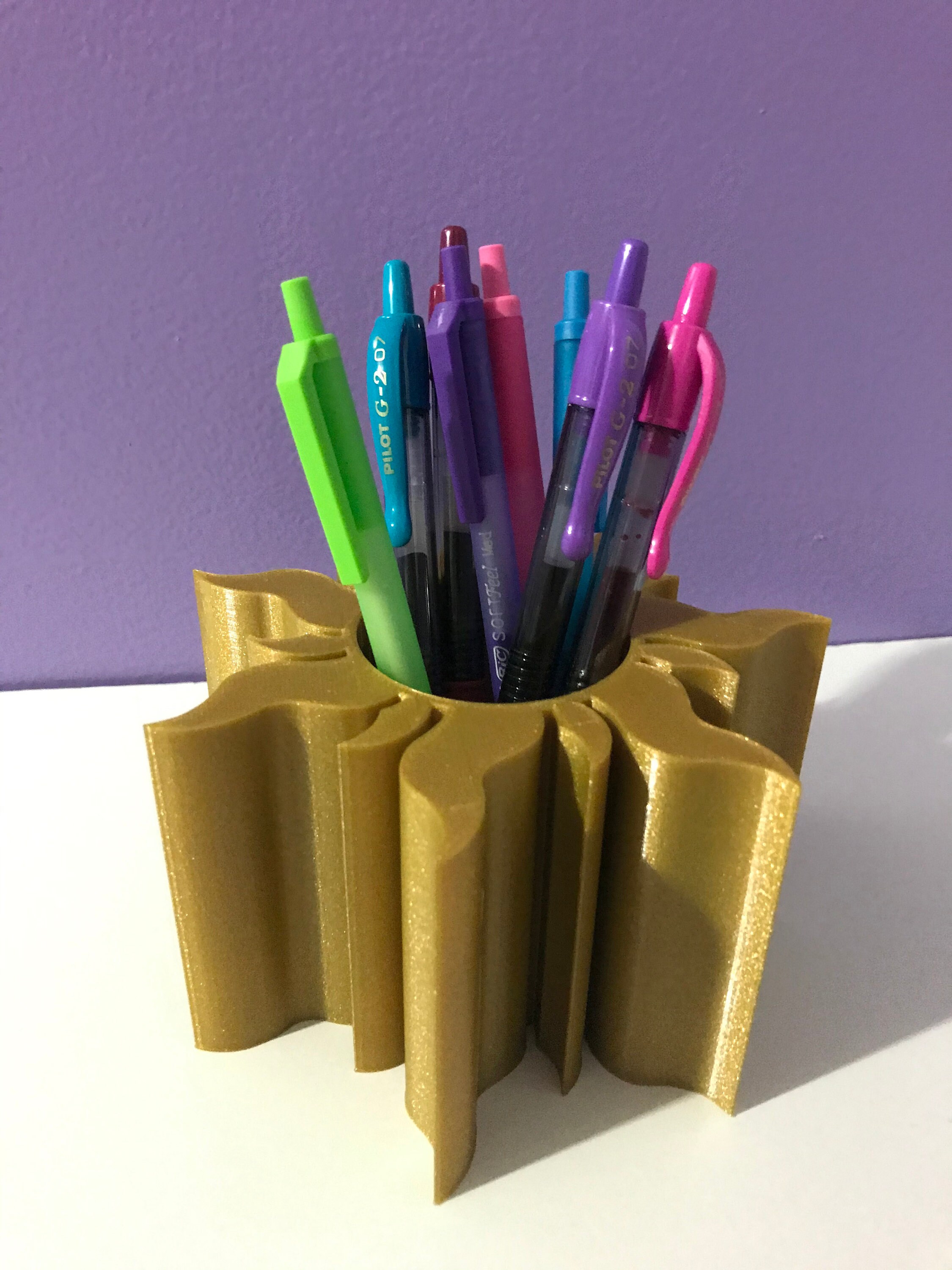 Rapunzel Tangled Sun 3D Printed Disney Pen and Pencil Holder | Etsy