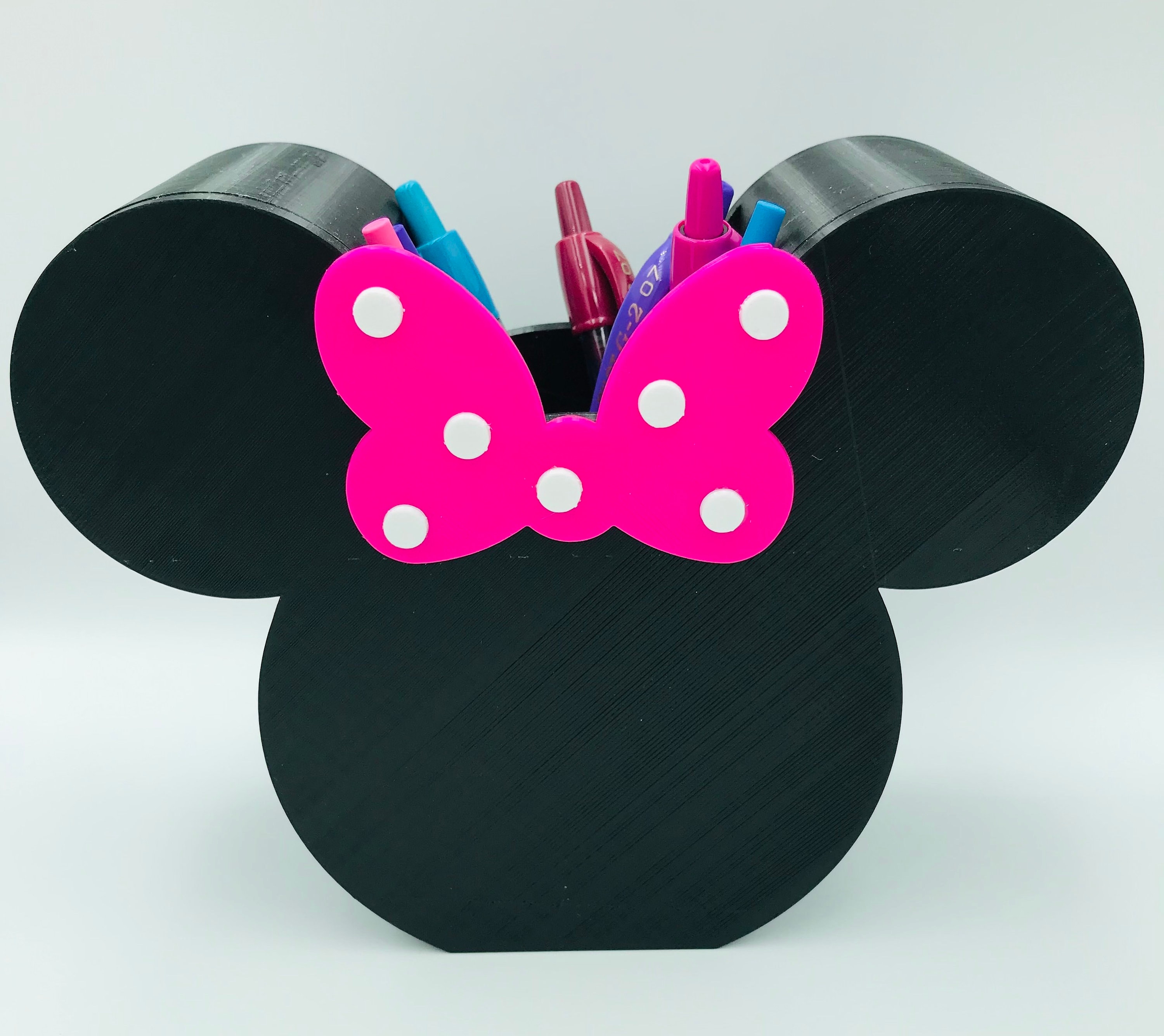 LARGE Minnie Mouse Bow 3D Printed Disney Pen, Pencil, Paint Brush ...