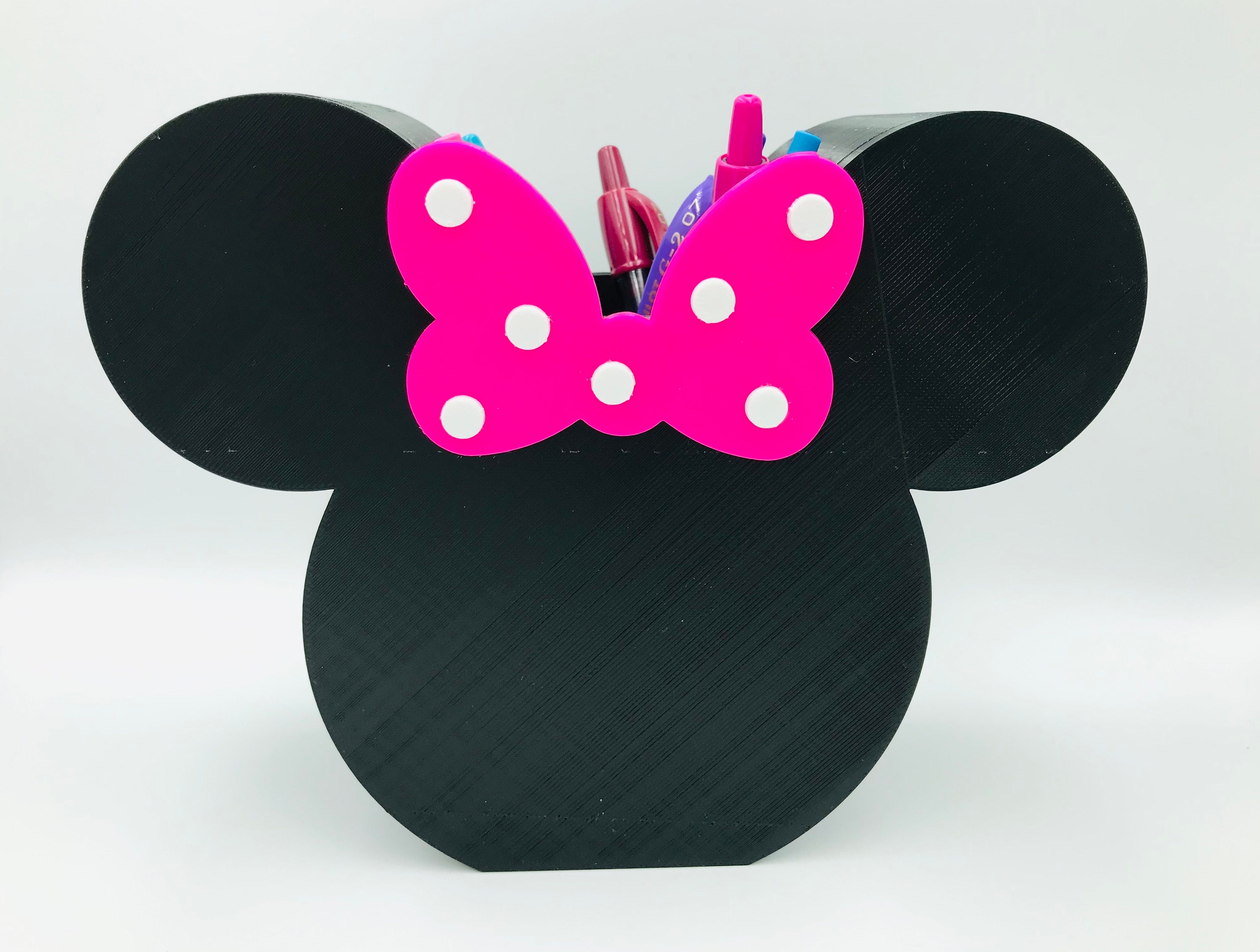 LARGE Minnie Mouse Bow 3D Printed Disney Pen Pencil Paint | Etsy