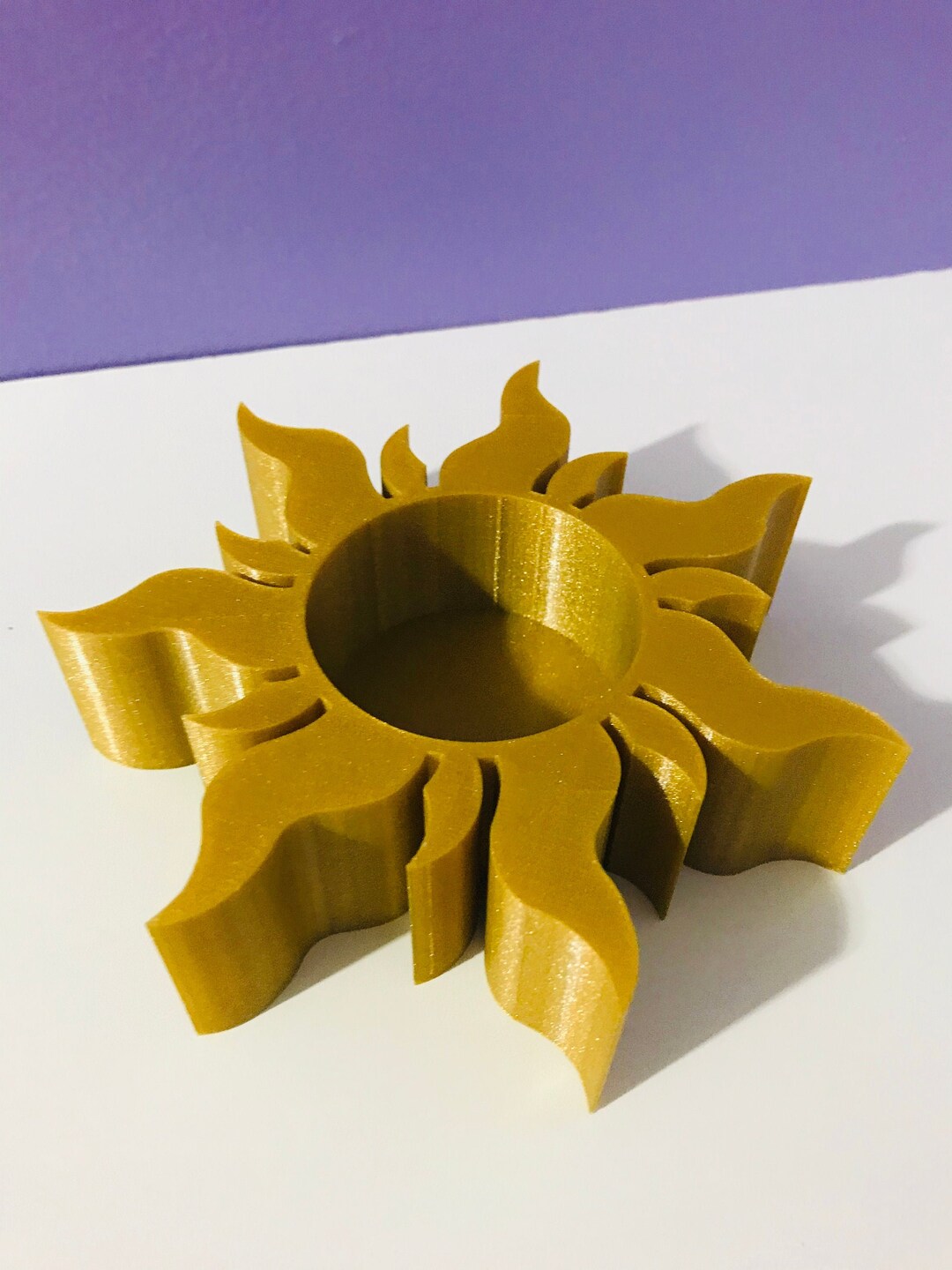 Rapunzel Tangled Sun 3D Printed Disney Succulent Pot or Storage Tray ...