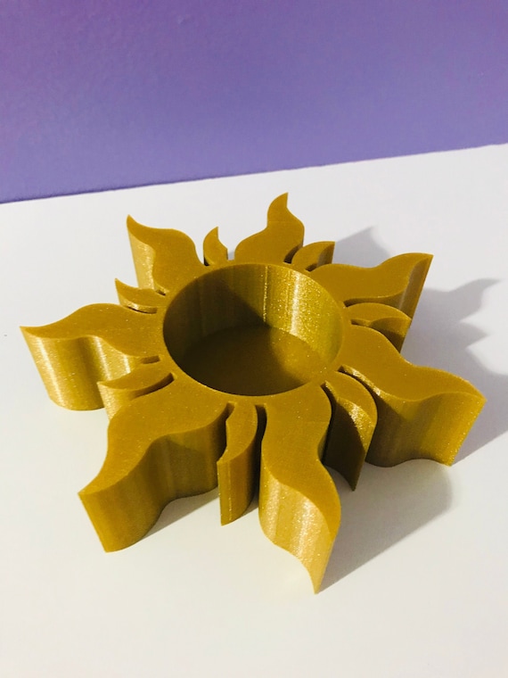 Rapunzel Tangled Sun 3D Printed Disney Succulent Pot or - Etsy