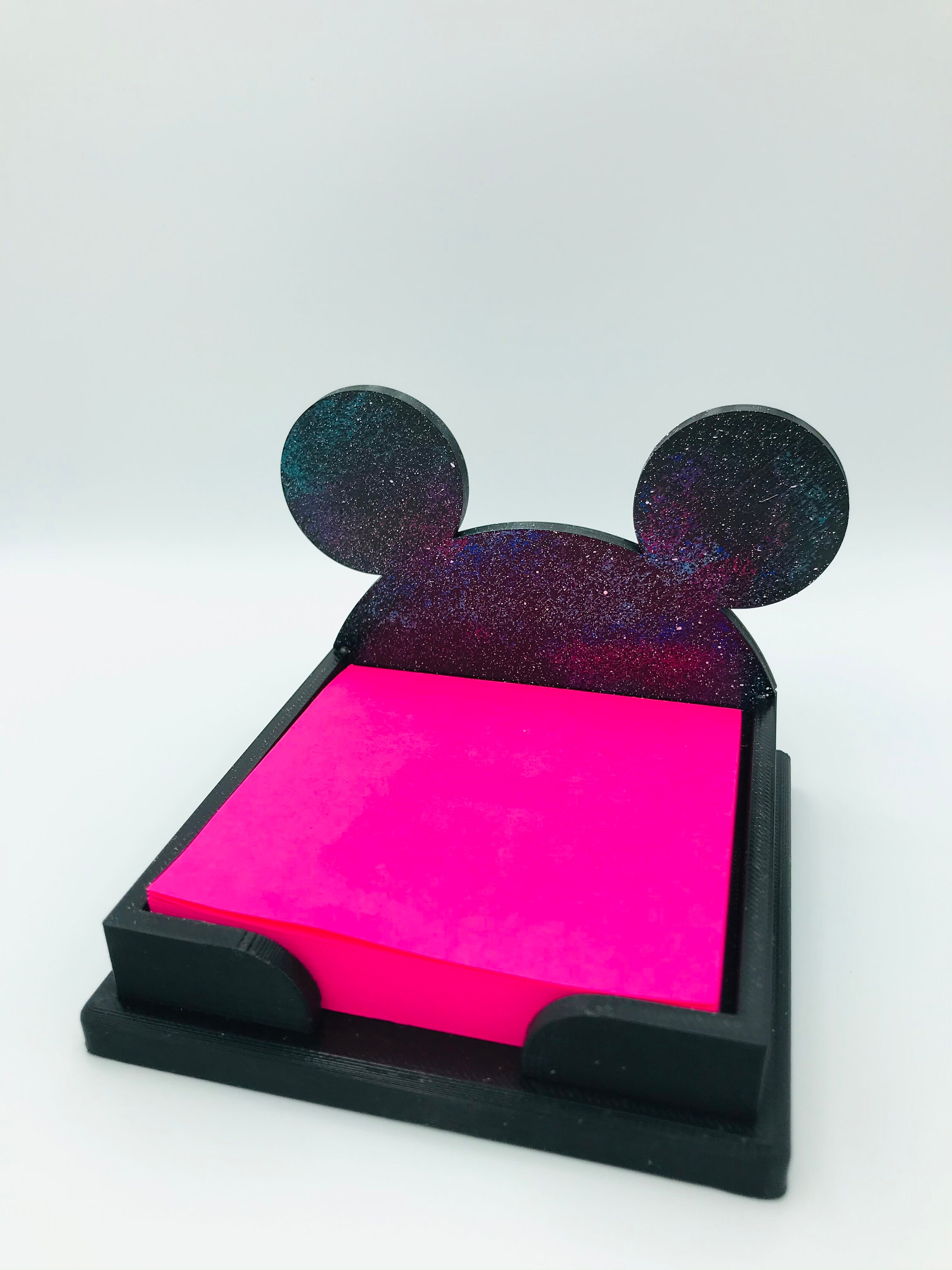 Galaxy and Stars Mickey Mouse 3D Printed Disney Sticky Note | Etsy