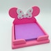 Minnie Mouse 3D Printed Disney Sticky Note Holder for Desk, Work ...