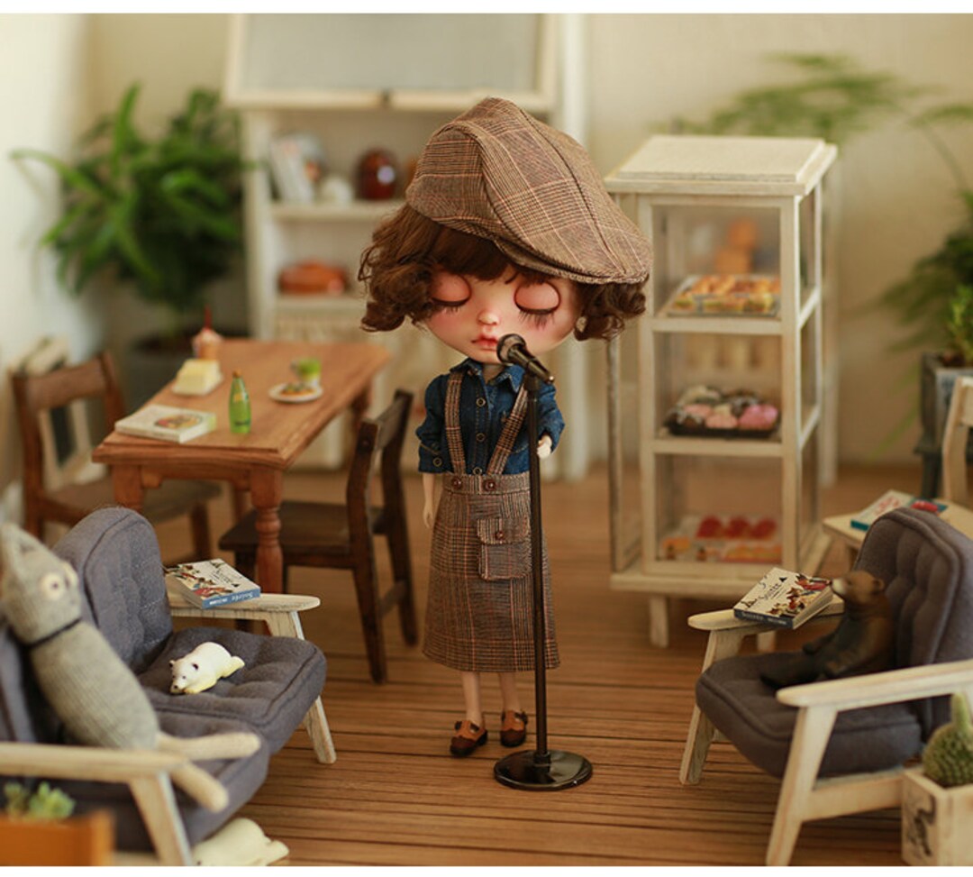 20% OFF - Miss Yo Vintage Checker Bib Skirt for Blythe Dolls - Type C ...