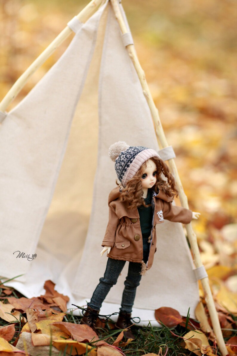 Miss yo Winter Coat with Hat for YoSD 1/6 BJD doll outfit / | Etsy