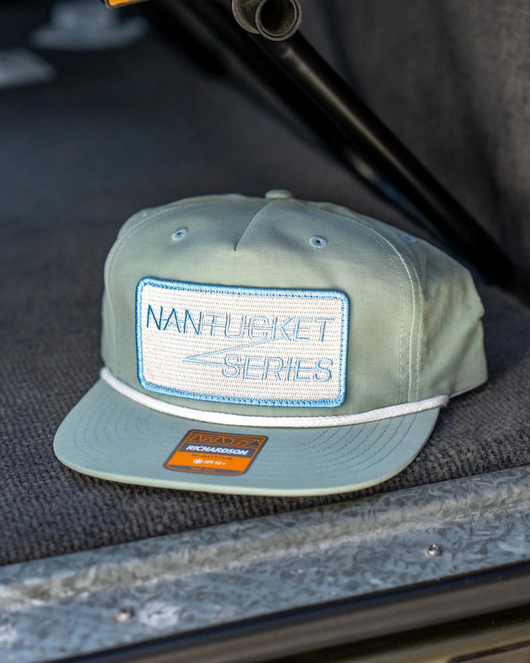 The Nantucket Series Light Patch Five Panel Rope Hat (pastel Blue) - Etsy