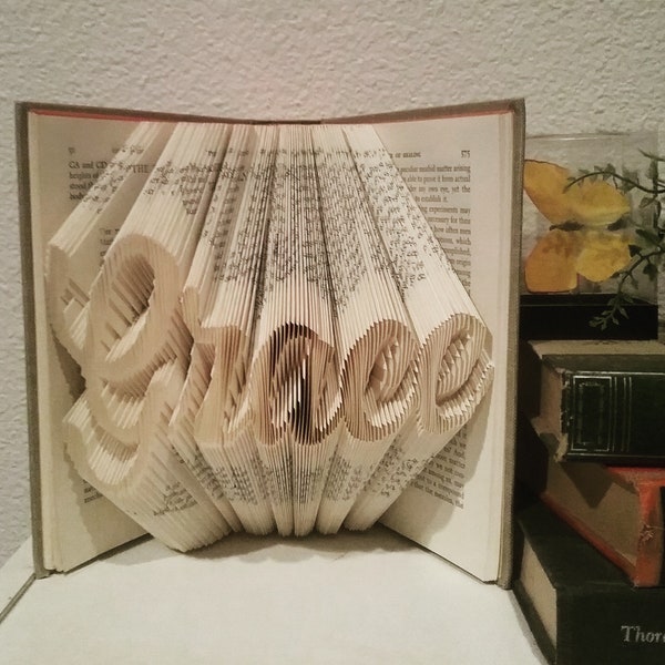 Recycled Book Art - Etsy