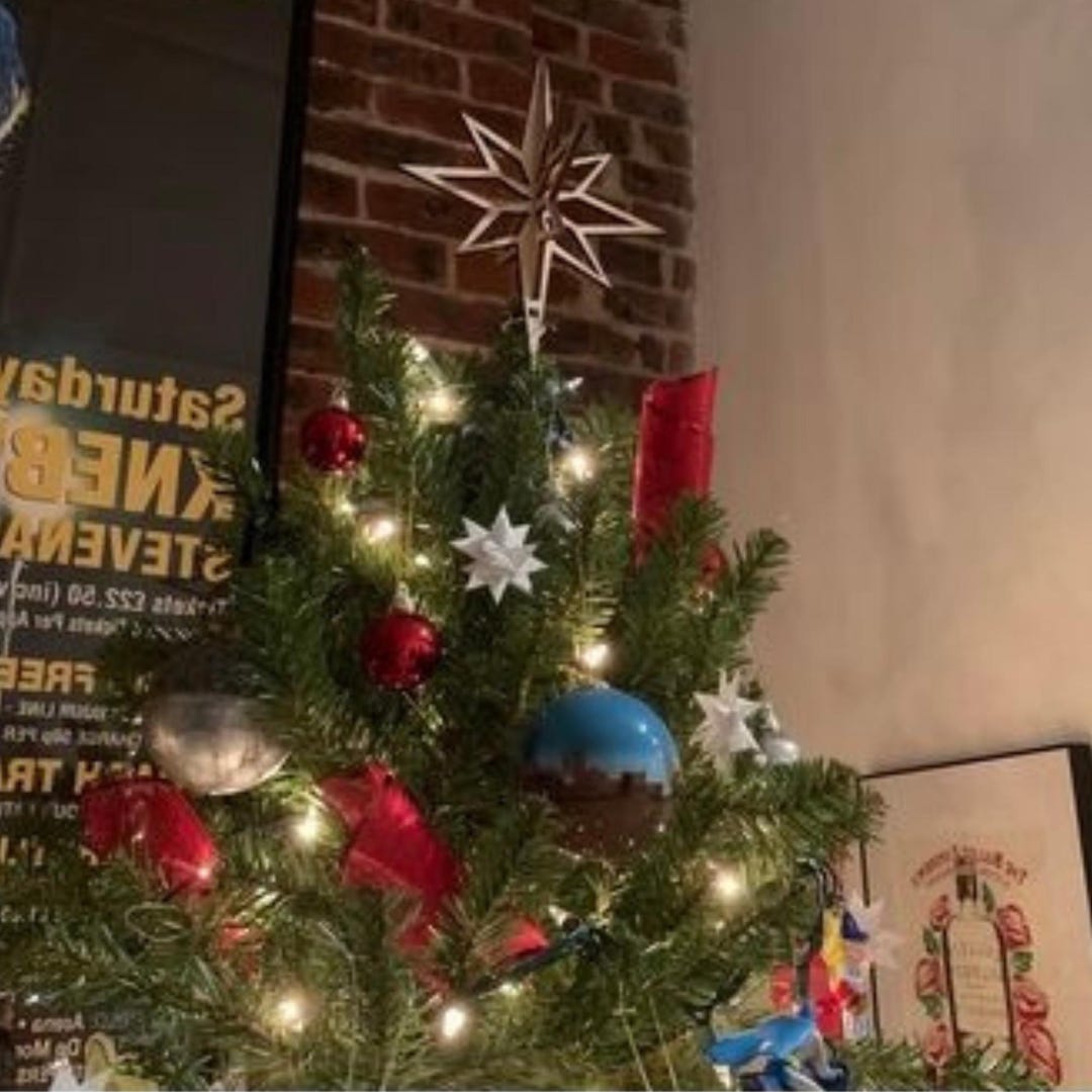SAME DAY Processing 3D Wood North Star Tree Topper Laser Cut Gold or ...