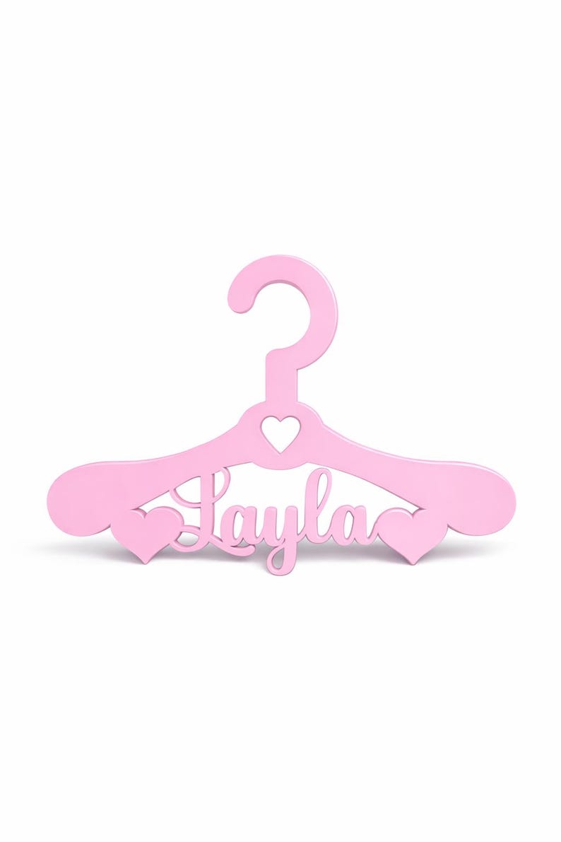 Personalized Name Baby Newborn Wood/acrylic Hanger Custom Laser Created ...