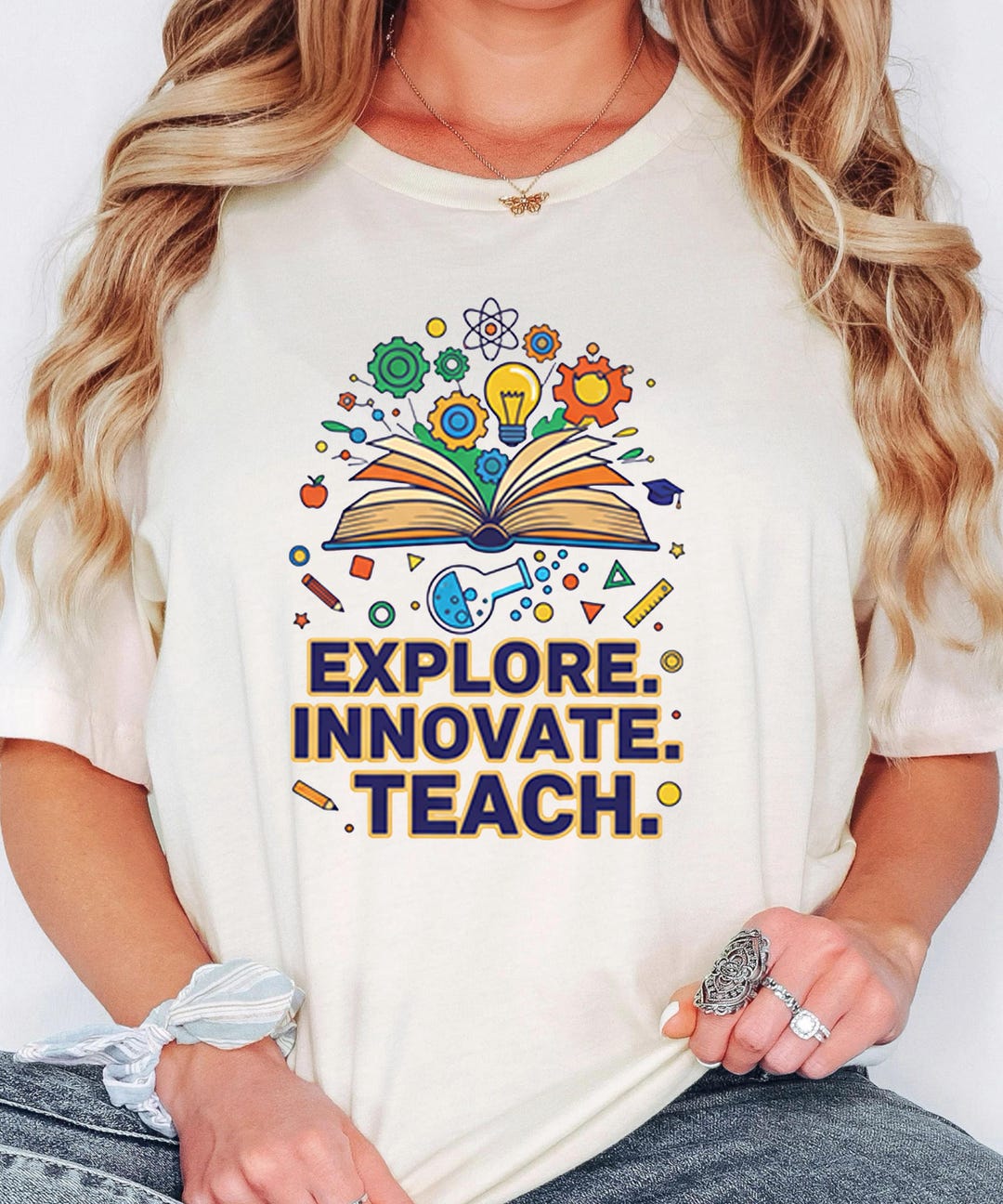 Explore Innovate Teach Teacher T-shirt, STEM Educator Gift - Etsy