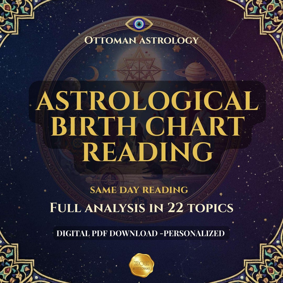 Detailed Astrological Birth Chart Reading With Psychic and Horoscope ...