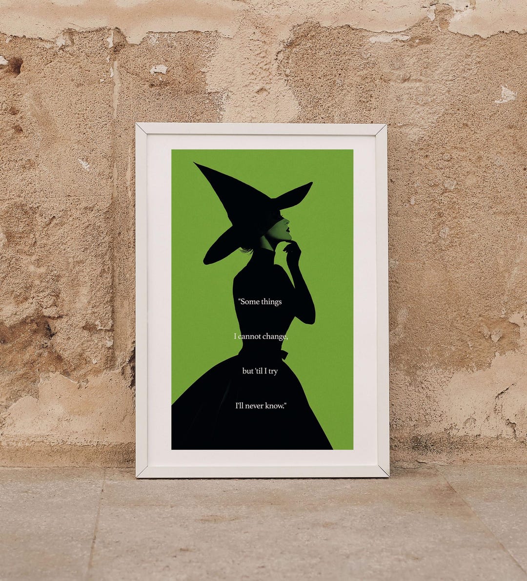 Wicked Elphaba Wicked Green Witch Powerful Spells. Printable Art. - Etsy