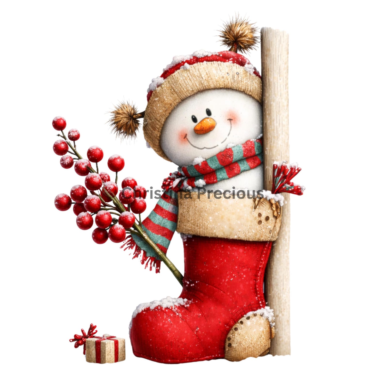 Funny Christmas Snowman Clipart High Resolution Pngs: Whimsical ...