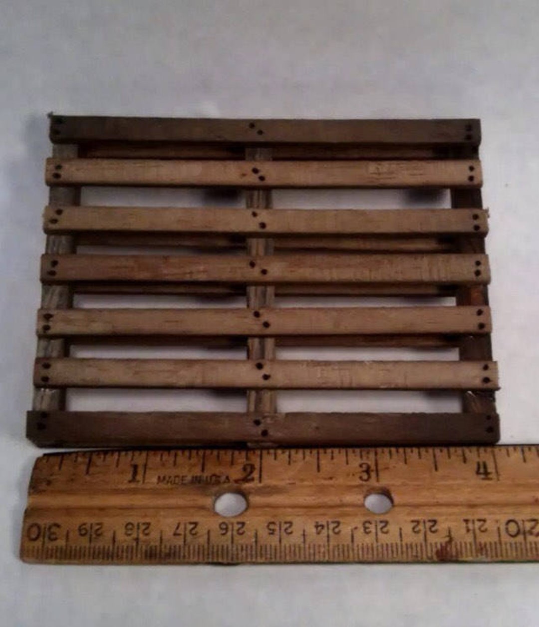 1:10 Scale Miniature Shipping Pallet 3 X 4 Dollhouse Diorama Pallet ...