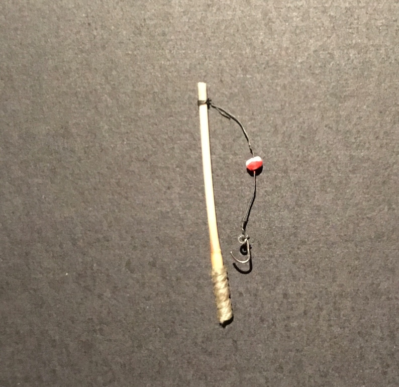 Smallest Miniature Huck Finn Bamboo Fishing Pole 1.5 - Etsy