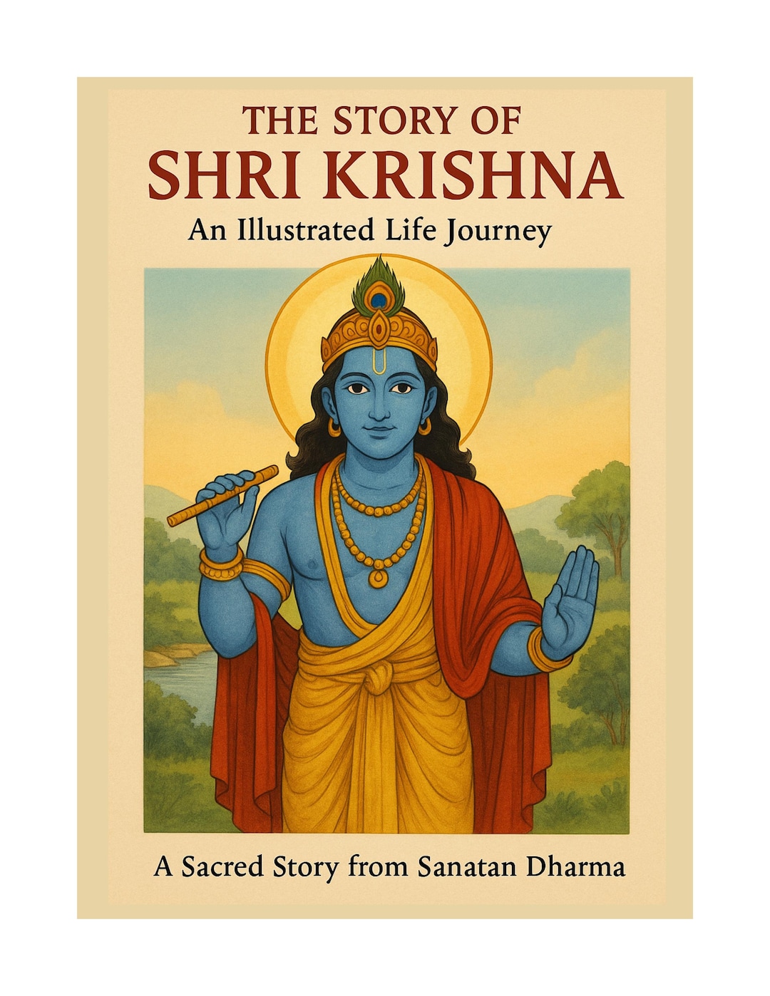 Shri Krishna Illustrated Story Book – Hindu Comic for Kids (PDF) - Etsy