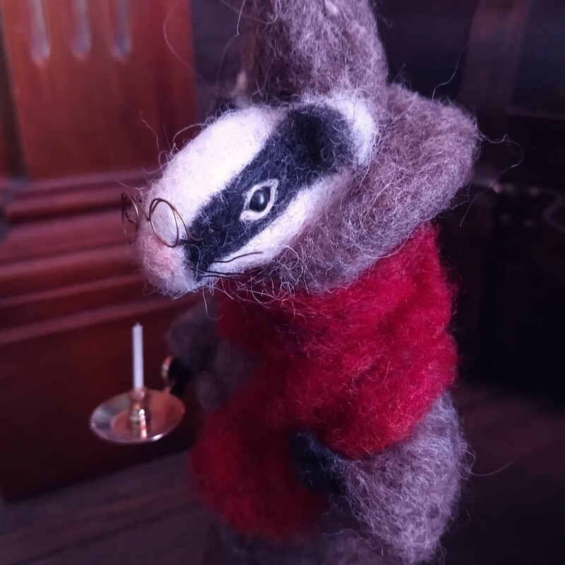 Felt Badger - Etsy