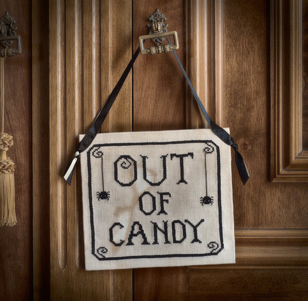 Out of Candy by Thewitchystitchyrabbit PDF Halloween Cross Stitch ...