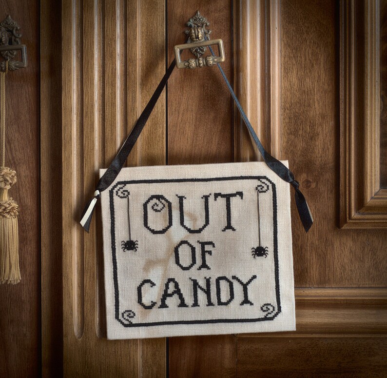 Out of Candy by Thewitchystitchyrabbit PDF Halloween Cross Stitch ...