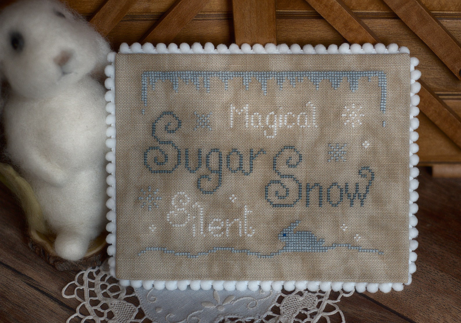 Snow Bunny by Thewitchystitchyrabbit PDF Cross Stitch Pattern - Etsy