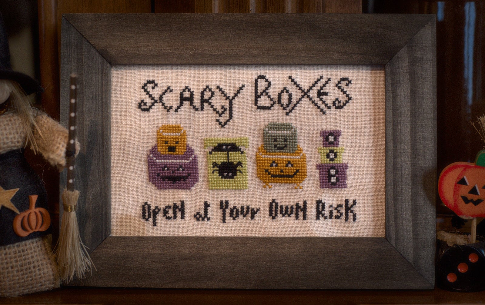 Scary Boxes by Thewitchystitchyrabbit PDF Halloween Cross Stitch ...