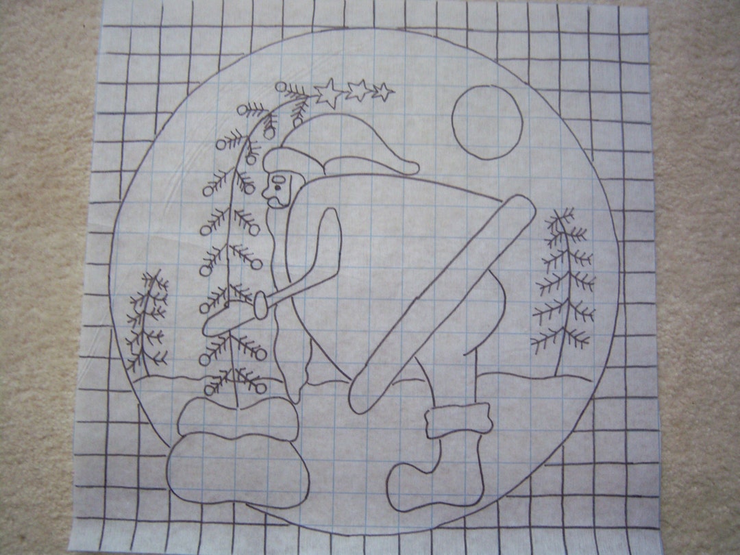 Primitive Rug Hooking Pattern-oh Christmas Tree - Etsy