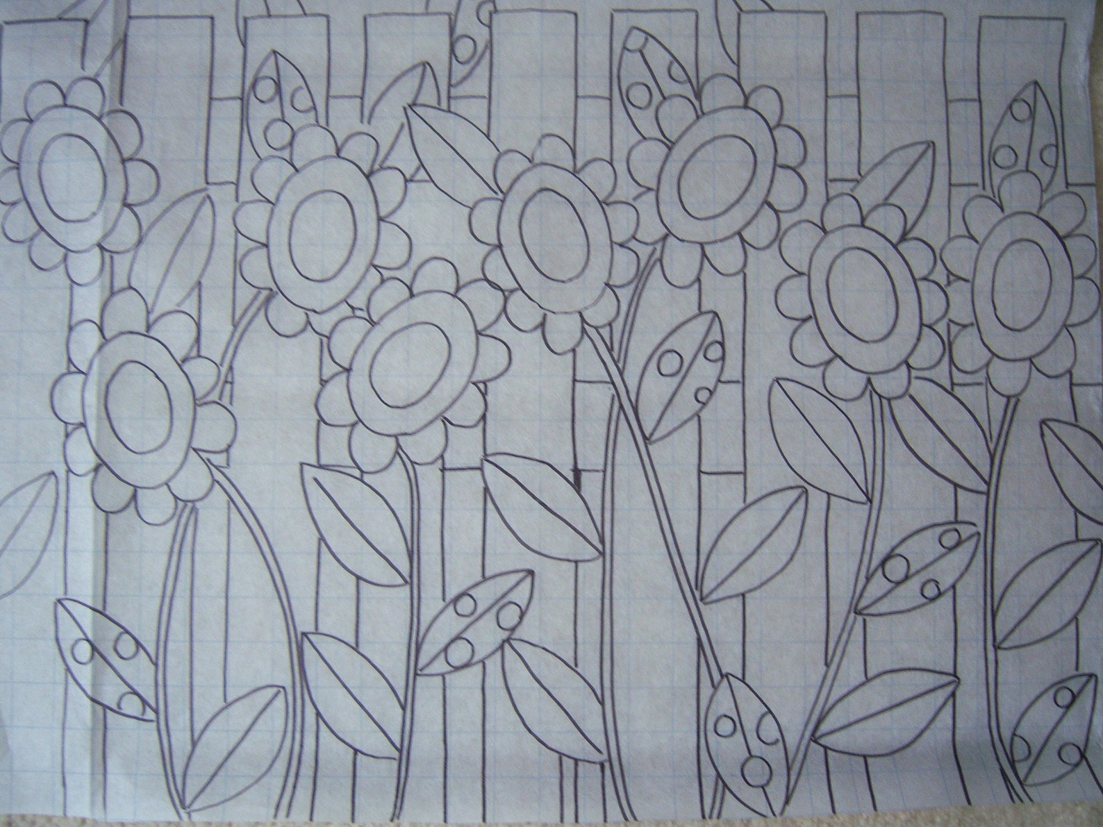 Prim Posies Primitive Rug Hooking Pattern - Etsy