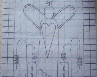 Angel of Peace Rug Hooking Pattern - Etsy