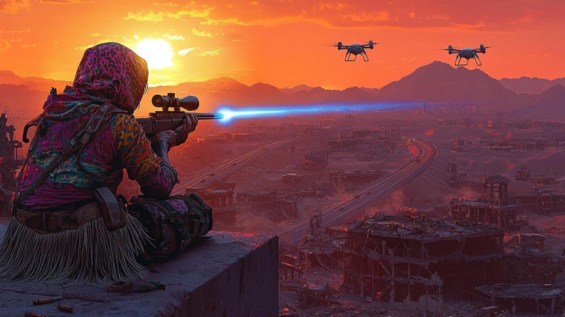 ARC Raiders Buried City Sniper Overlook Wallpaper Pack - Sunset Raider ...
