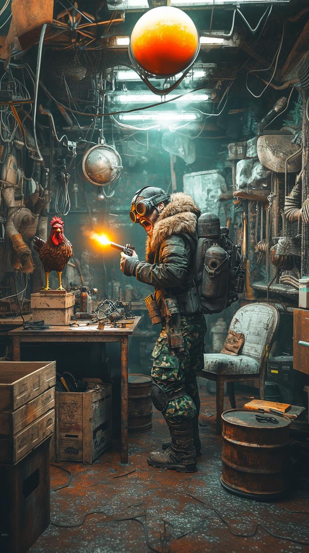 ARC Raiders Phone Wallpaper – Post-apocalyptic Workshop, Scrappy ...