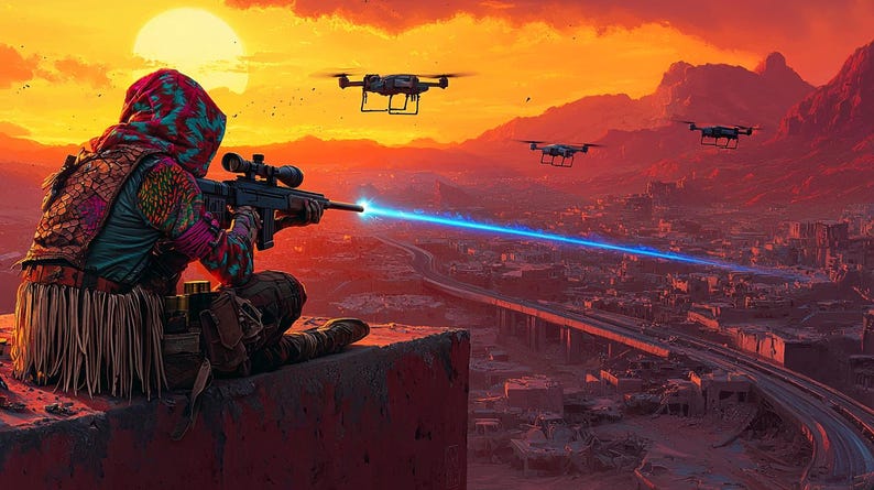 ARC Raiders Buried City Sniper Overlook Wallpaper Pack - Sunset Raider ...