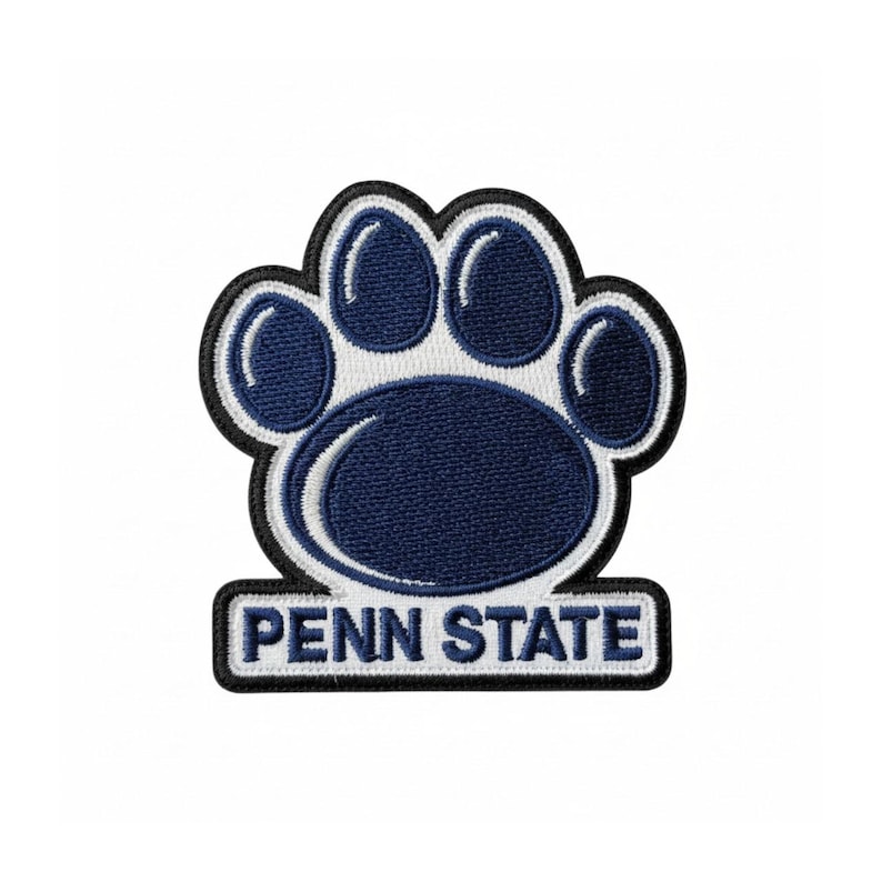 Penn State Nittany Lions Paw Embroidered Patch – College Iron-on NCAA ...