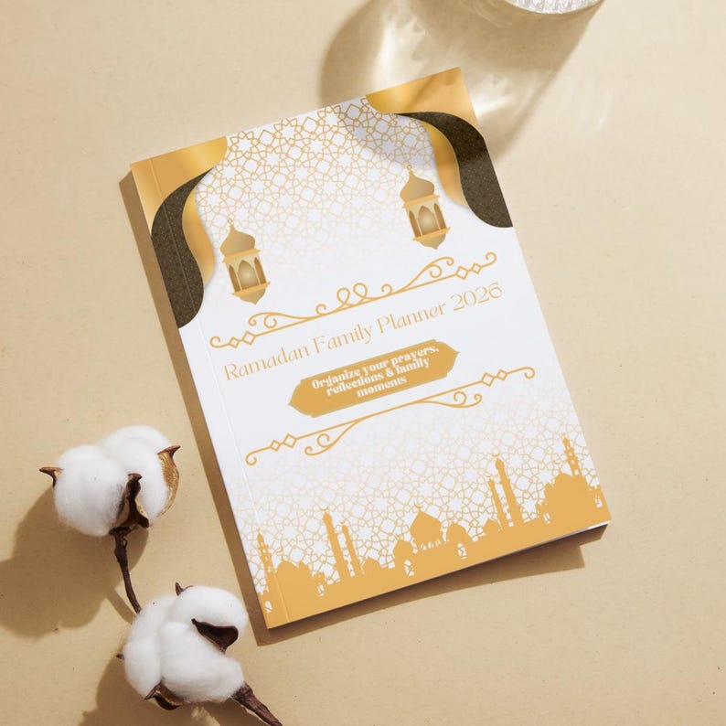 Ramadan Productivity Journal 2026 | Muslim Daily Routine Printable ...