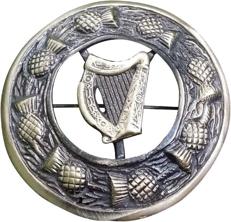Scottish Fly Plaid Brooch Antique, Ladies Shawl Brooch & Pin Women ...