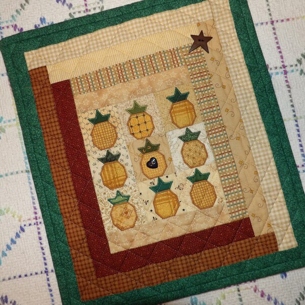 Primitive Pineapple - Etsy