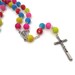 Colorful Rubber Coated Glass Rosary - Etsy