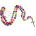 Colorful Rubber Coated Glass Rosary - Etsy