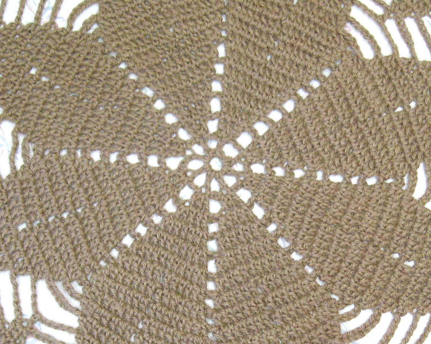 Round Sun Motif Jute Area Rug Hippie Decor Natural Rug - Etsy