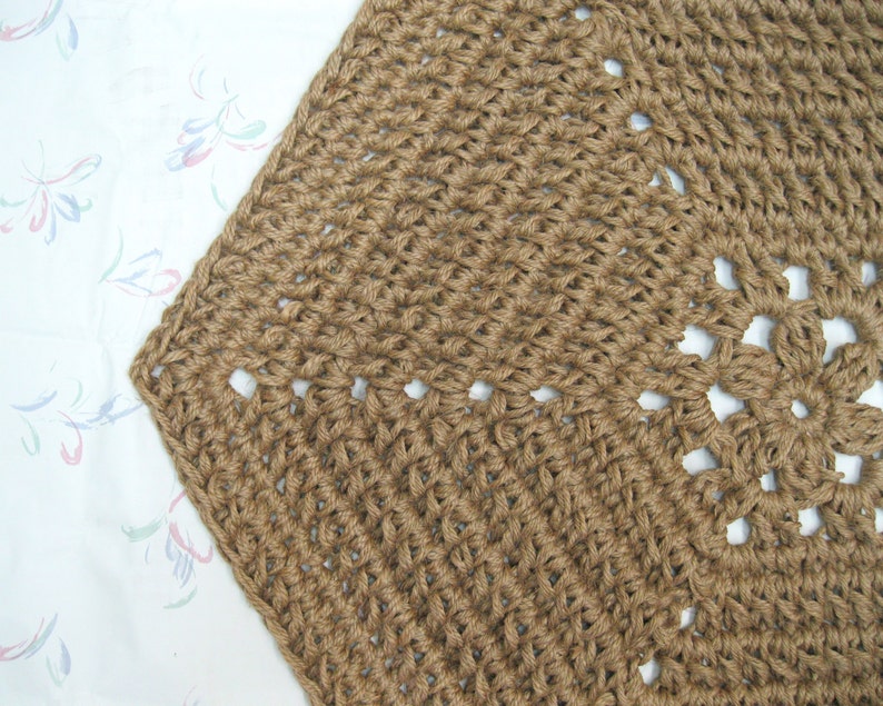 Jute Area Rug in a Hexagonal Geometric Shape - Made to Order - Natural ...