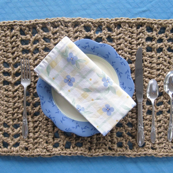 Jute Placemats - Etsy