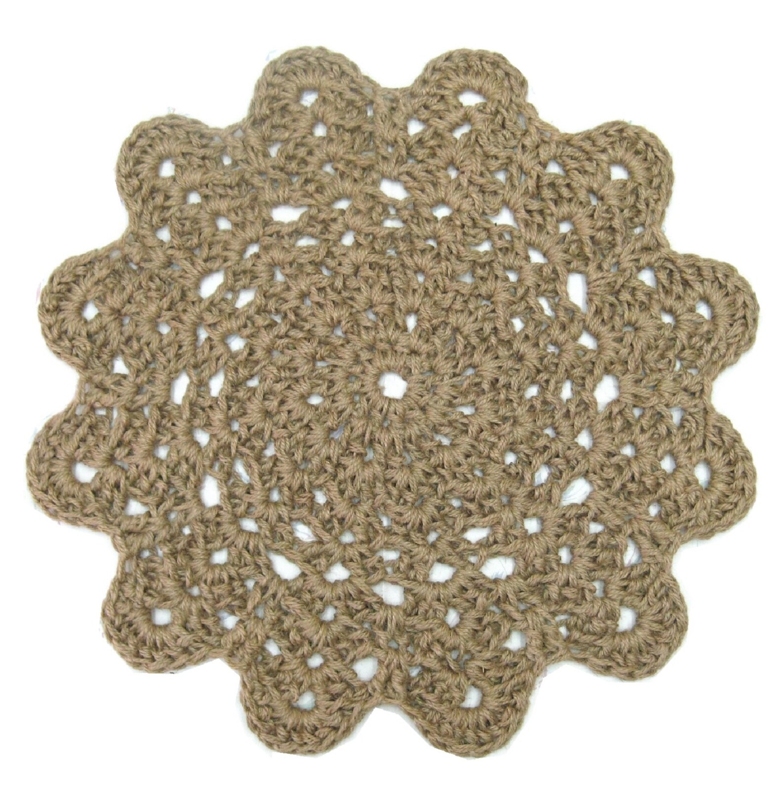 Crochet Jute Flower Area Rug Natural Fiber Floor Covering - Etsy