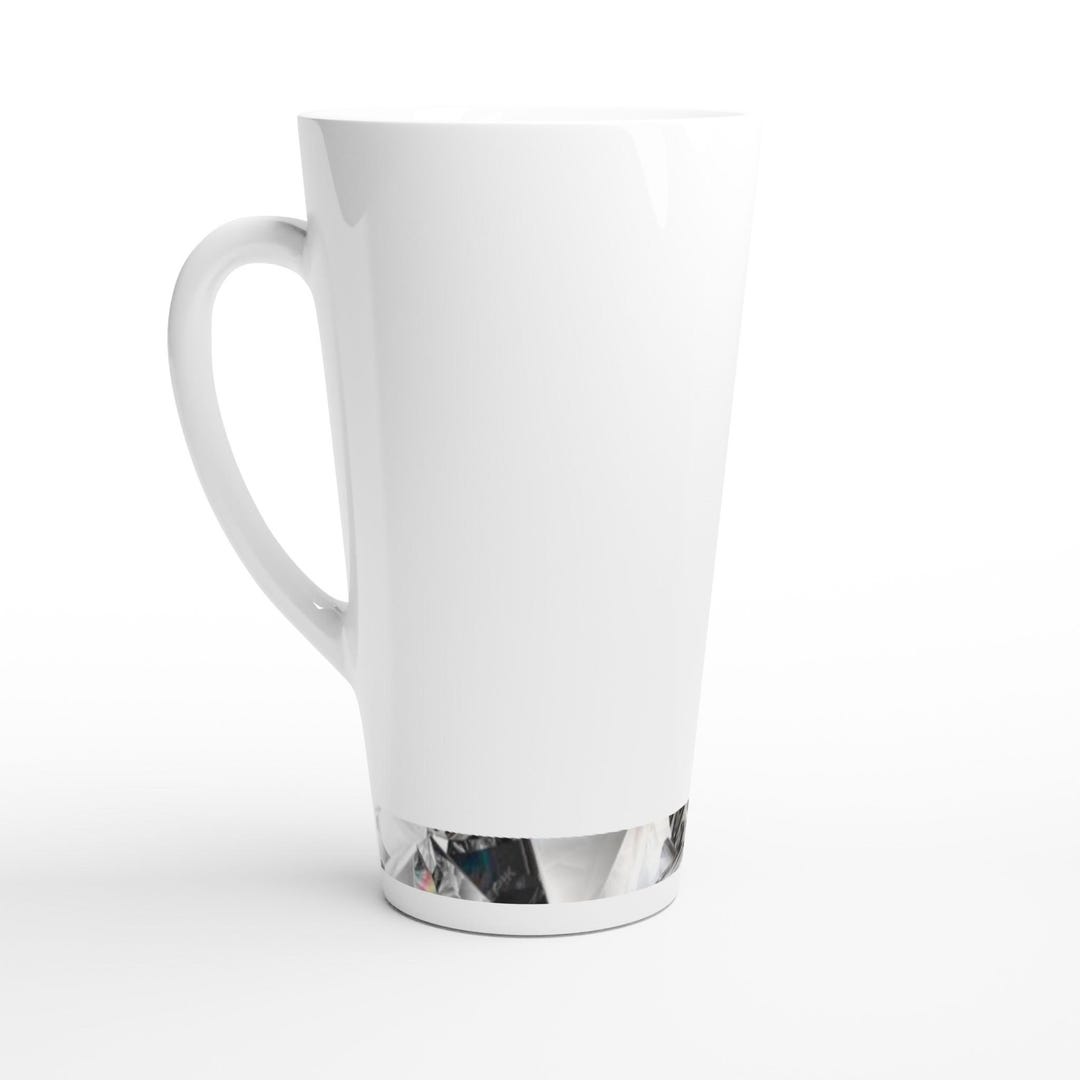 Crystal Mug - Stunning Art Design Latte Café Cup - Perfect for Coffee ...