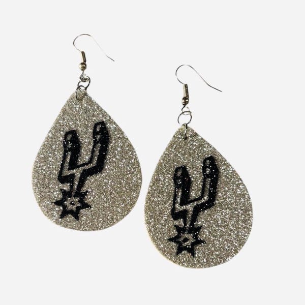 San Antonio Spurs Earring - Etsy