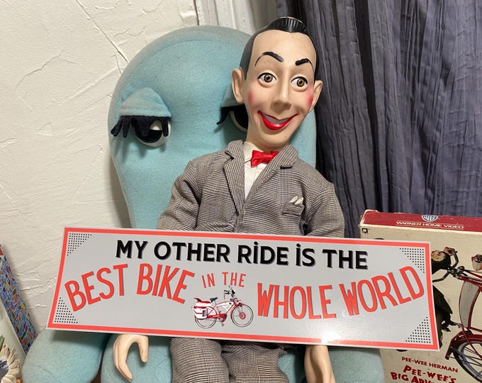Pee Wee Herman Vintage Talking Doll With Original Box! Matchbox 80s TV ...