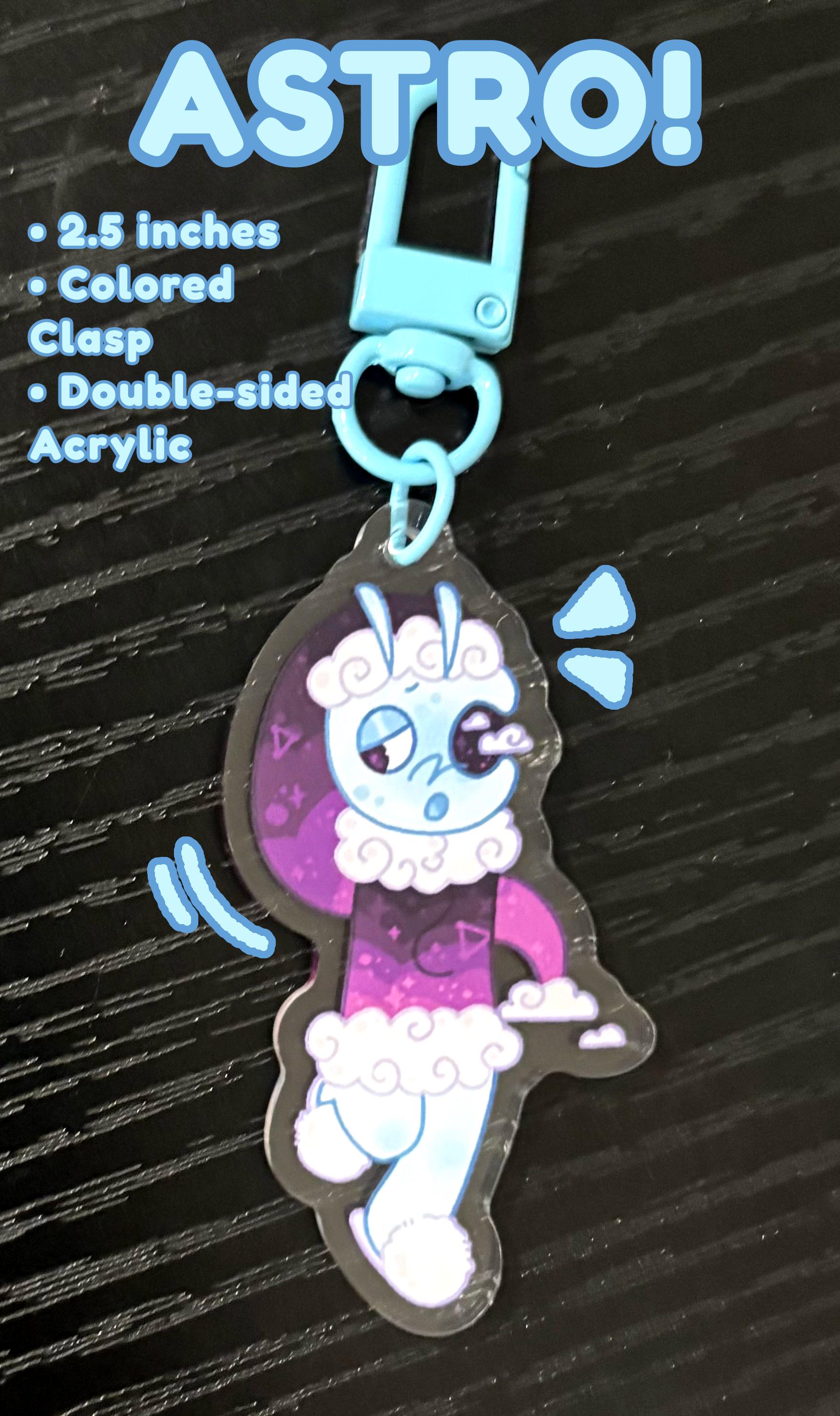 Dandy's World Main Toon Acrylic Keychain Charms! 64mm, 2 1/2 in (astro ...